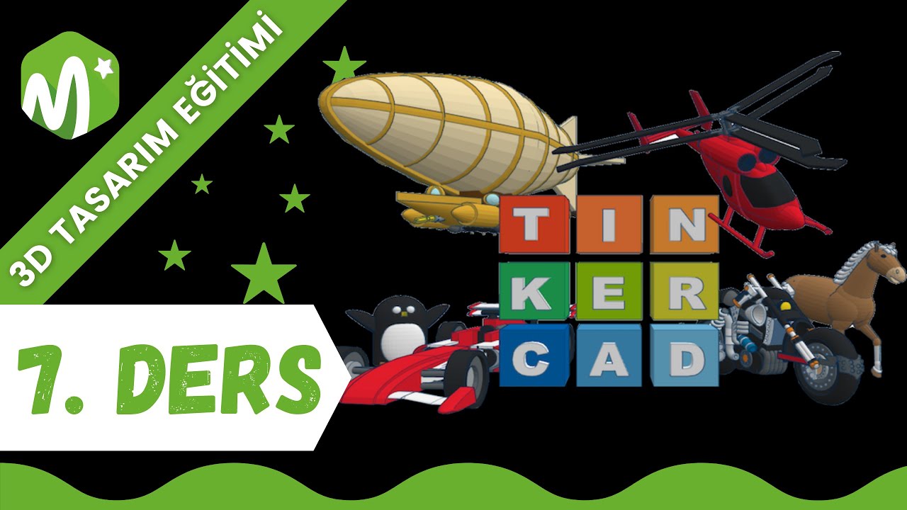 3D Tasarım Tinkercad Ders 7 - YouTube