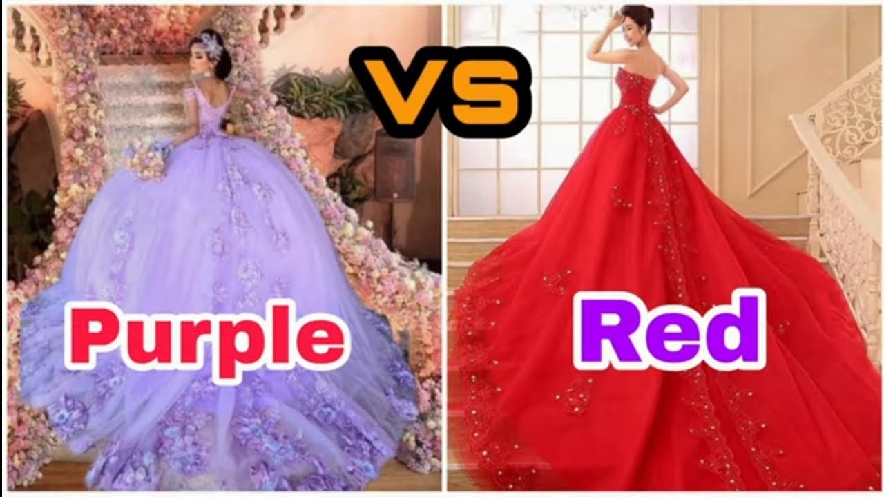 Purple VS Red 💗 Choose your favourite - YouTube