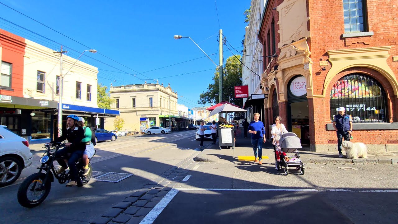 Smith Street Fitzroy Melbourne Suburb Walking Tour 4K - YouTube