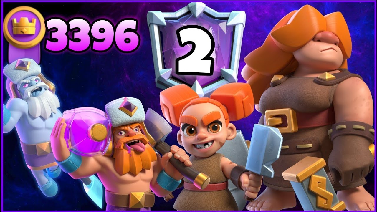 Top 2/3396🥇 with Rune Giant Berserker Deck.! - YouTube