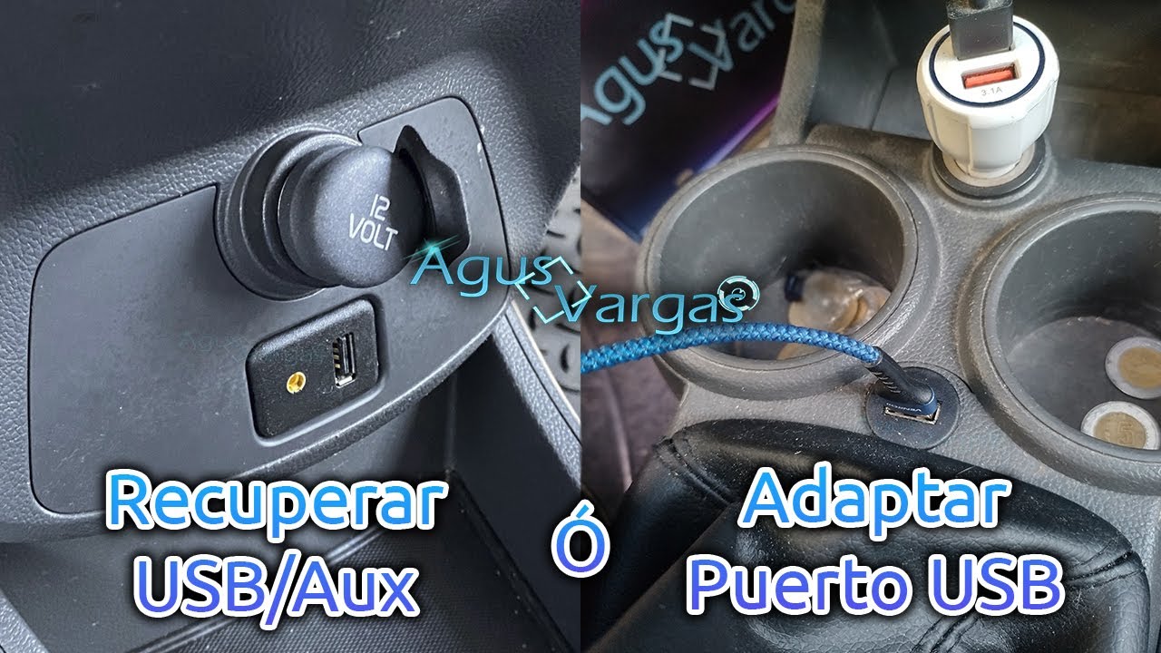 RECUPERAR (Ó ADAPTAR) PUERTO USB Y AUXILIAR AL CAMBIAR EL ESTÉREO ...