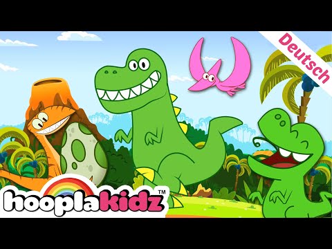 Das Dinosaurier Lied | Dinosaur Song | Kinderreime und Lieder für Kinder | HooplaKidz Deutsch
