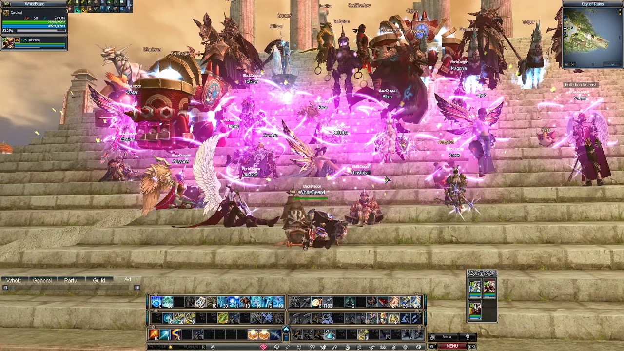 Rappelz shiva 8.1 BlackDragon Guild after Siege - YouTube