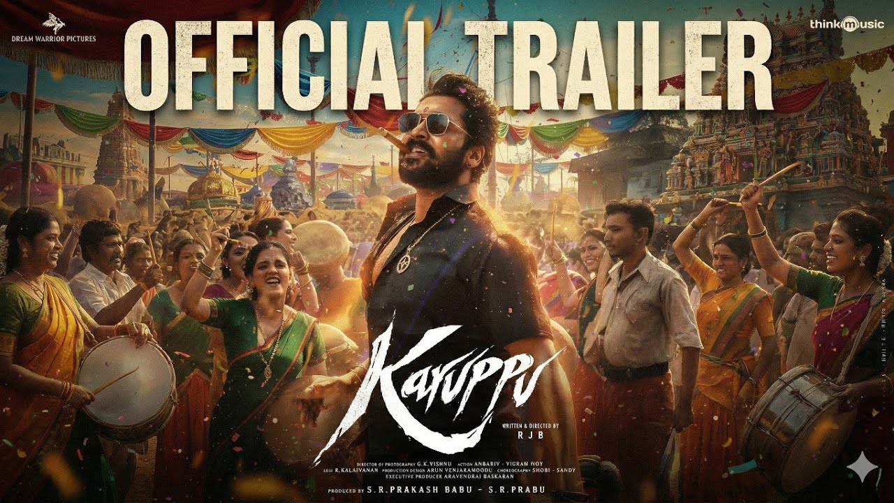 Karuppu Movie Official Trailer | Suriya | RJ Balaji | SaiAbhyankkar ...