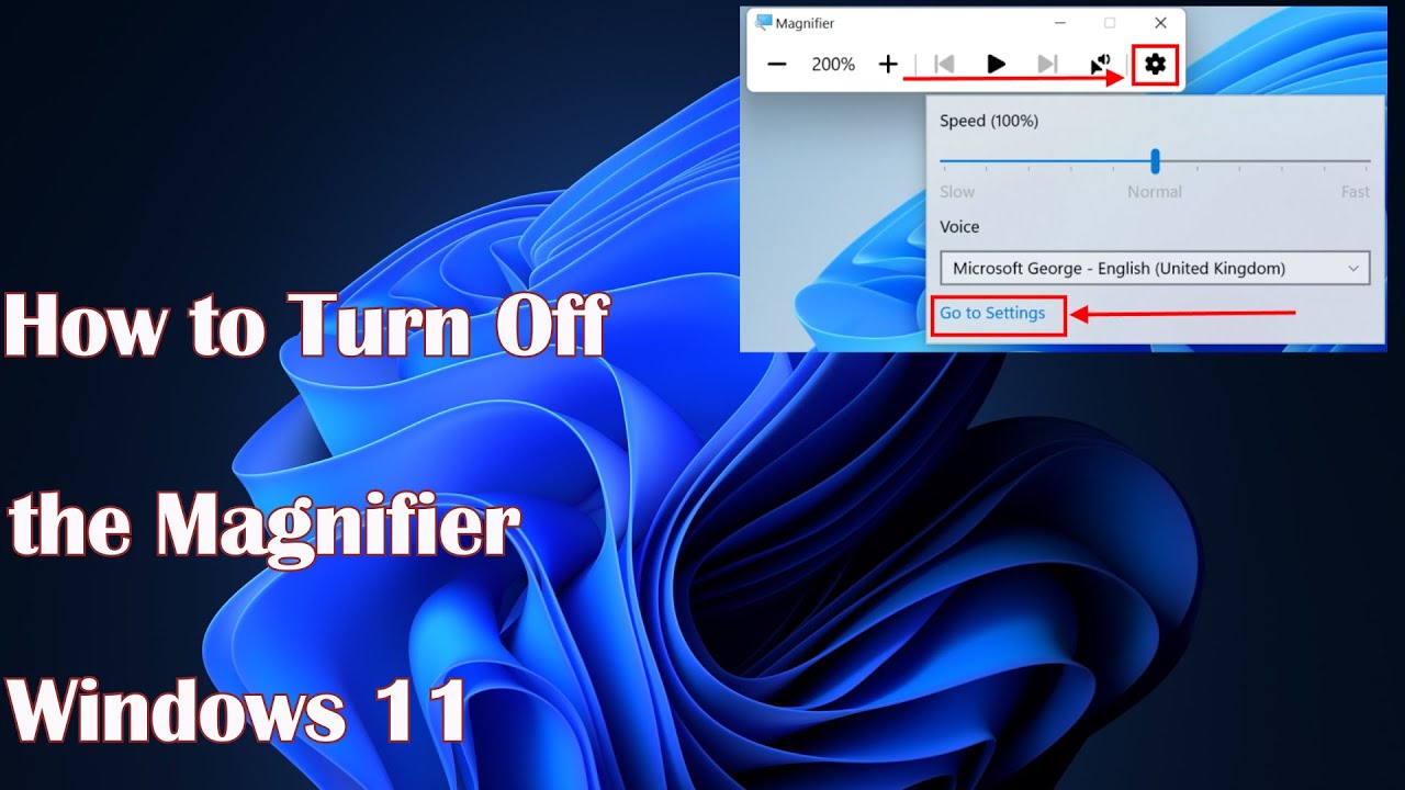 How to Turn Off Magnifier Windows 11 - YouTube