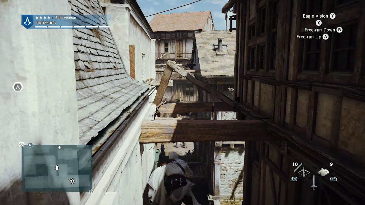 Assassins Creed Unity | Short Parkour - Back Eject - YouTube