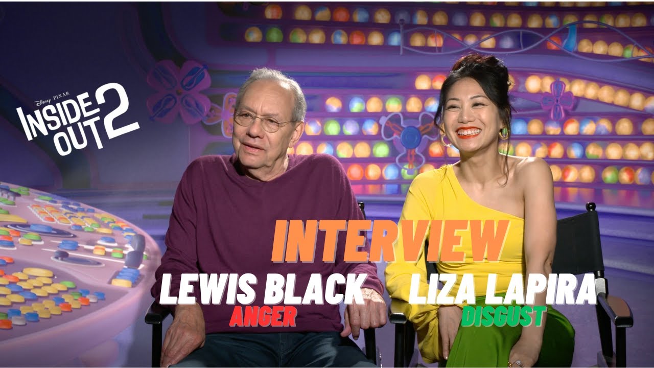 Pixar's Inside Out 2 | Lewis Black (Anger) and Liza Lapira (Disgust ...