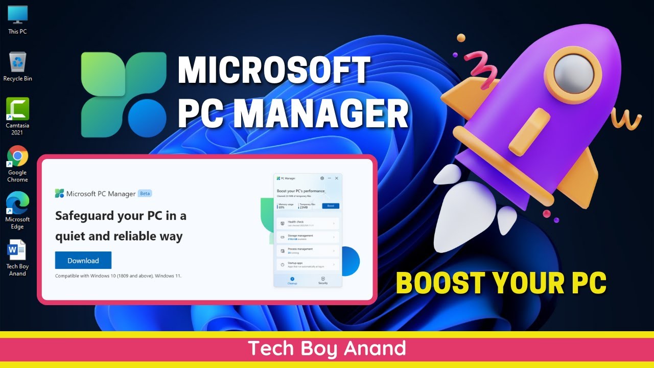 How to Download Microsoft PC Manager | Boost Your PC Performance - YouTube