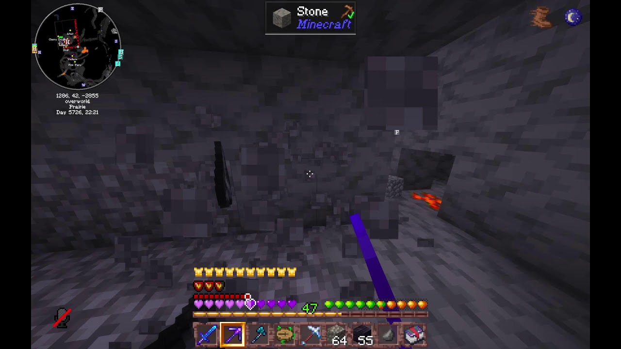 fighting the grim reaper for a slot machine in minecraft - YouTube