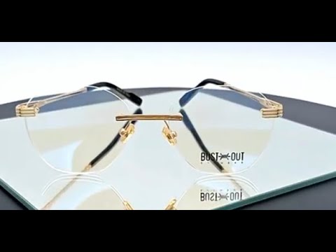 Bust Out Travis Italian Rimless Eyeglasses - YouTube