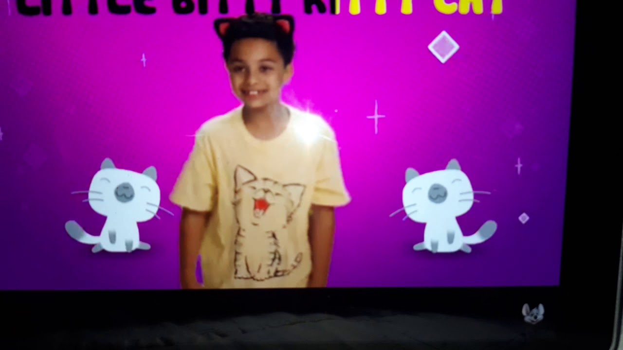 Chuck e cheese little bitty kitty cat audio version fun songs - YouTube