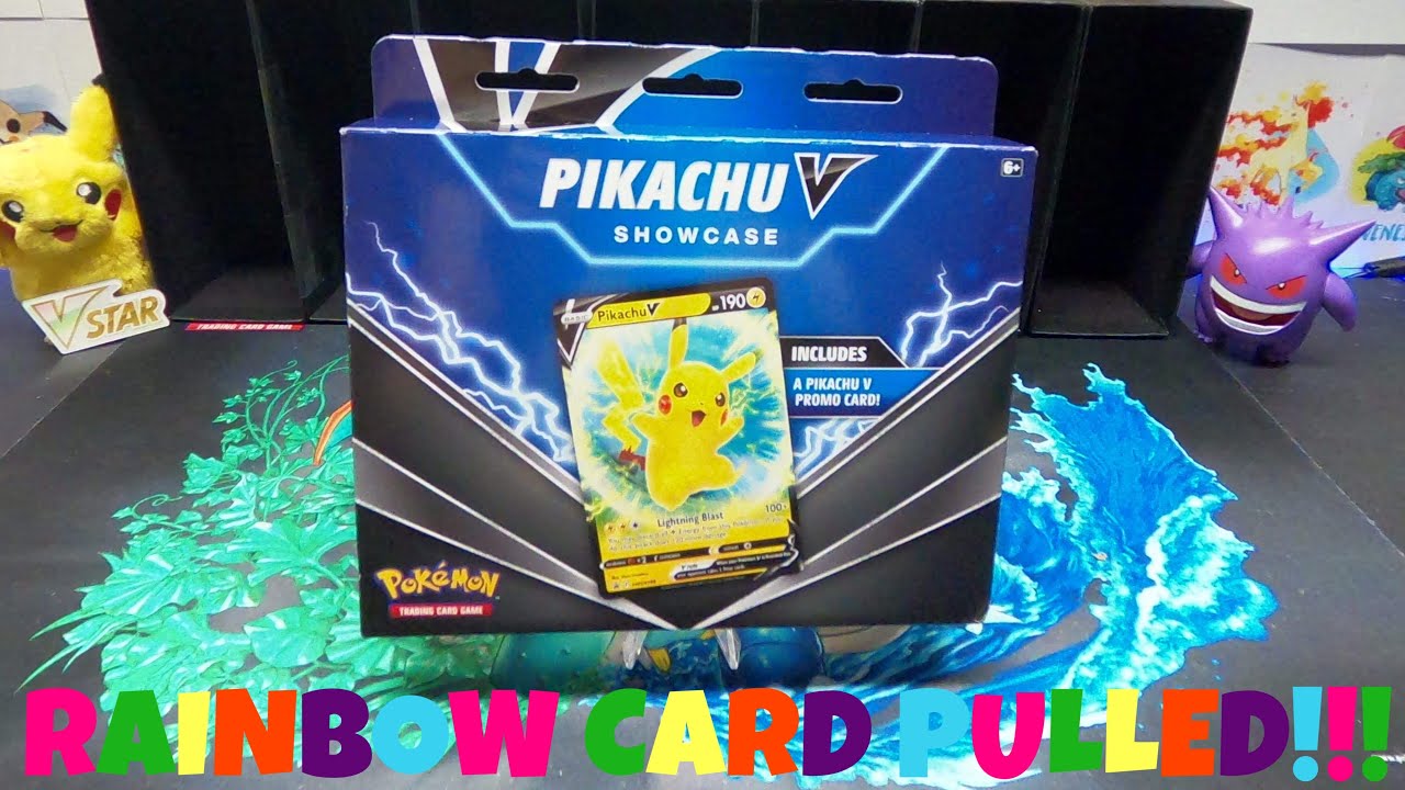 Pikachu V Showcase Box Opening - YouTube