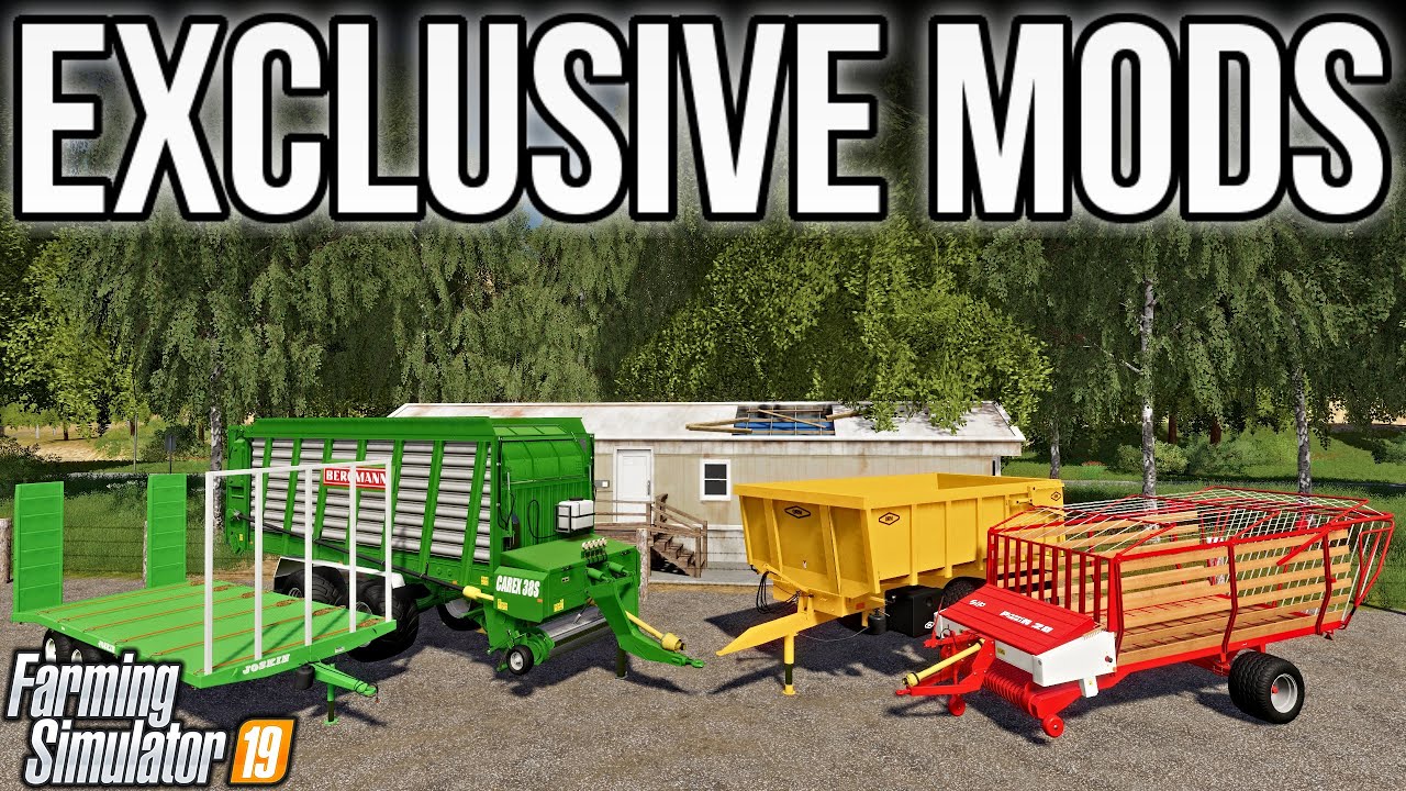NEW MODS FS19! Console Exclusives + New Trailers! (9 Mods) | Farming ...