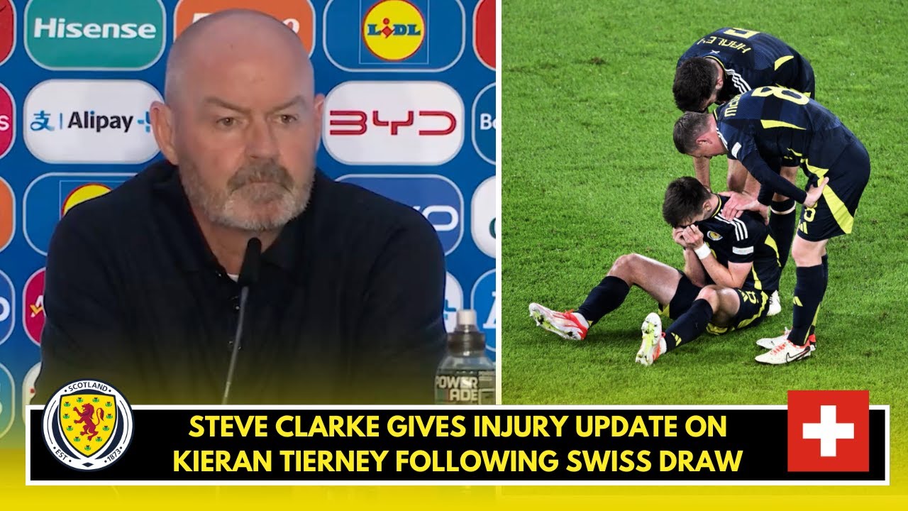 Steve Clarke gives Kieran Tierney injury update following Scotland's 1 ...