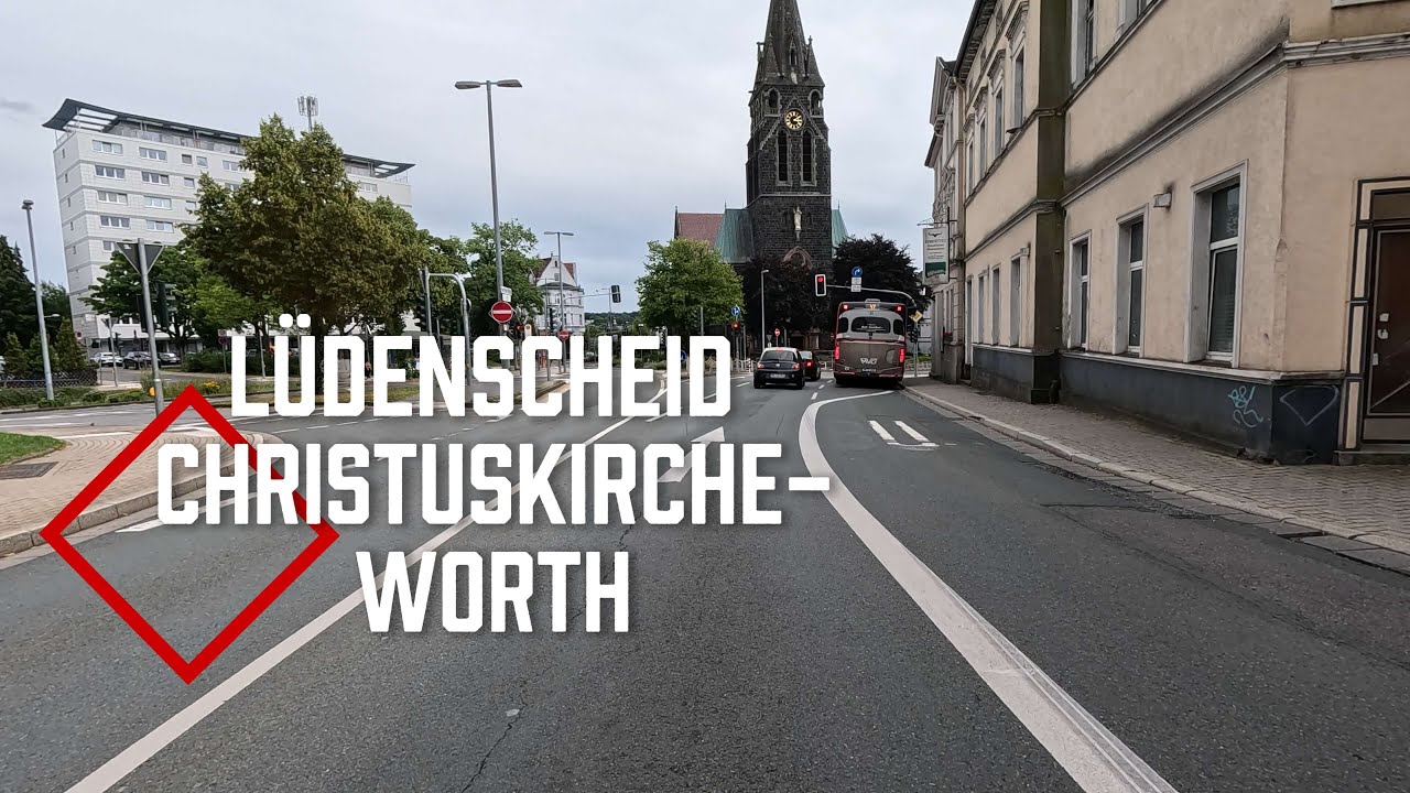 Lüdenscheid Christuskirche Worth | 4K E-Bike Tour durch den Alltag in NRW - YouTube