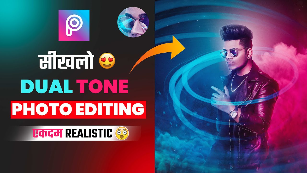 DUAL TONE EFFECT - Photo Editing Tutorial in PicsArt - Taukeer Editz ...