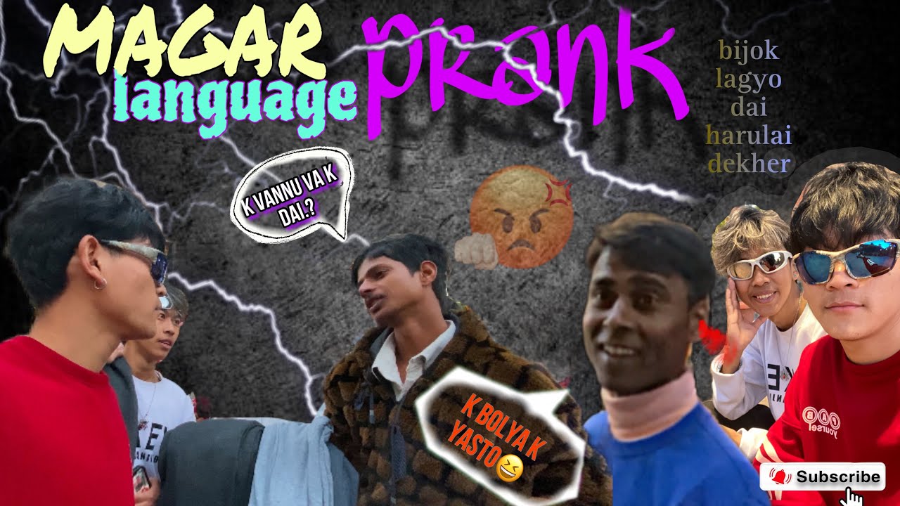 Magar language prank in lagankhel 🤣😁🤣🤣@Lapha_Bro#comadyfunnyvideo # ...