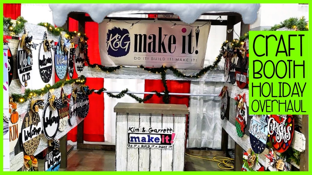 This Easy & Fun DIY Holiday Craft Booth is Perfect for Any Event! - YouTube