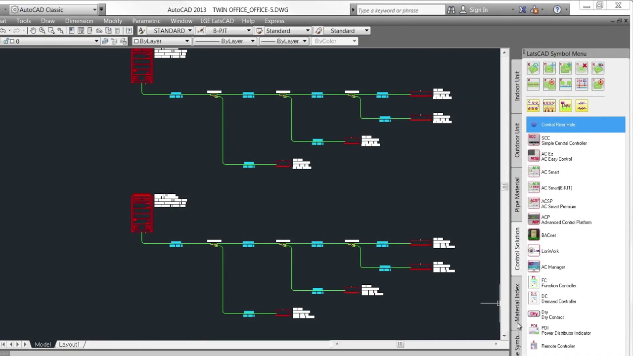 LG AS LATS CAD / 19 Material Índice - YouTube