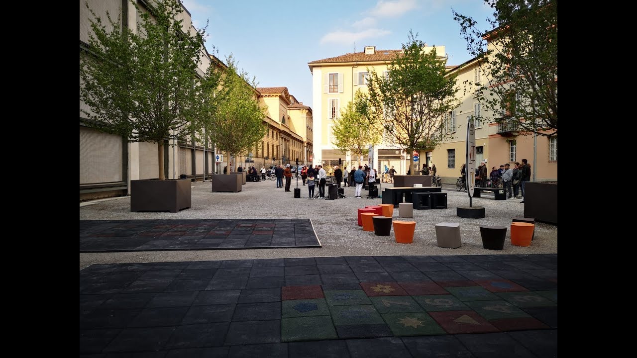 Inaugurazione piazzetta Goito - YouTube