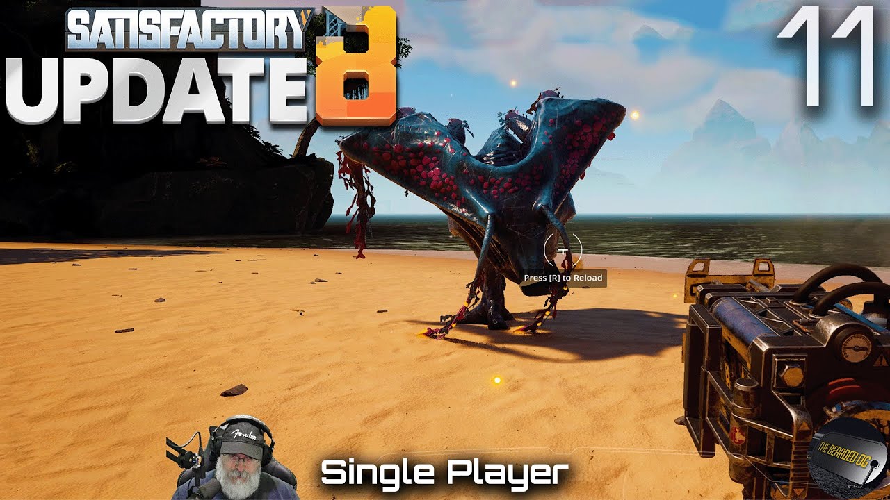 Satisfactory Update 8 | E11 Vehicle Exploration & Rebar Shotgun! - YouTube