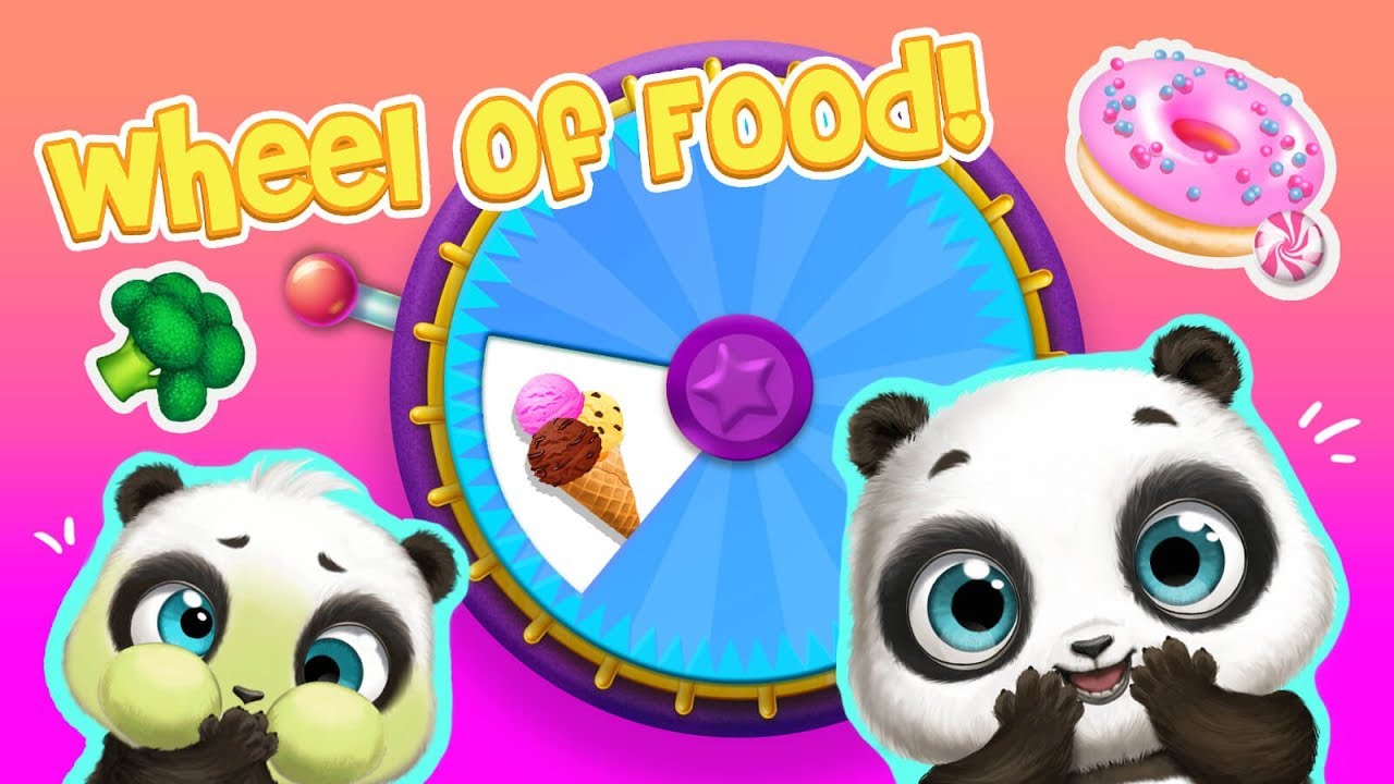 WHEEL OF FOOD 🍰 Panda Lu Baby Bear World | TutoTOONS - YouTube