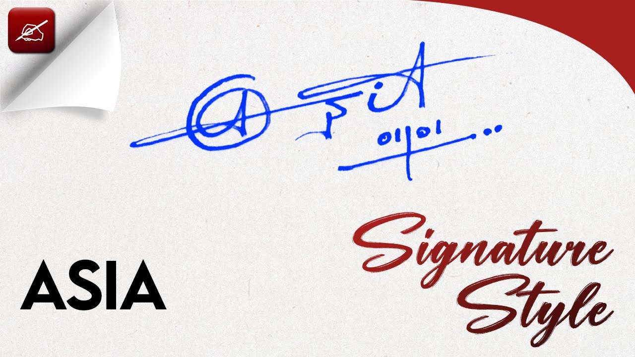 ️ Asia Name Signature Design - A Signature Style - How to Signature ...
