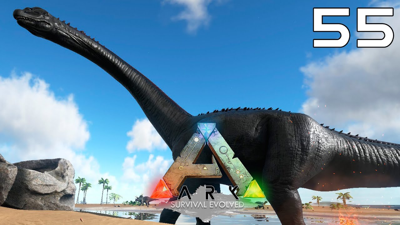ARK Survival Evolved [#55] Możliwości Bronto - YouTube