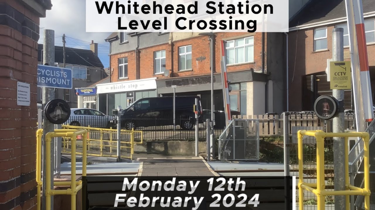 *Hangman* Whitehead Station Level Crossing (12/02/2024) - YouTube