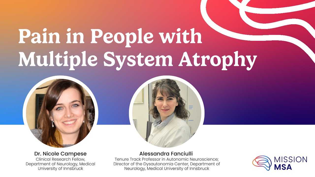 Pain in people with Multiple System Atrophy - YouTube