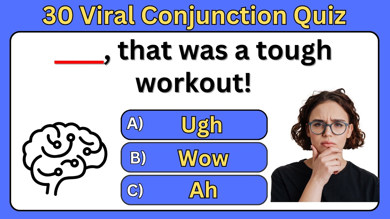 Master English Conjunctions with 30 Viral Quizzes: Fun Stories ...