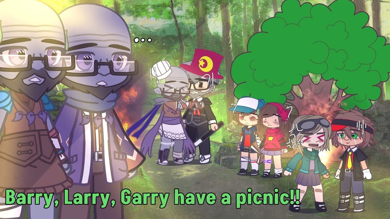 Barry, Larry, Garry have a picnic!! - YouTube