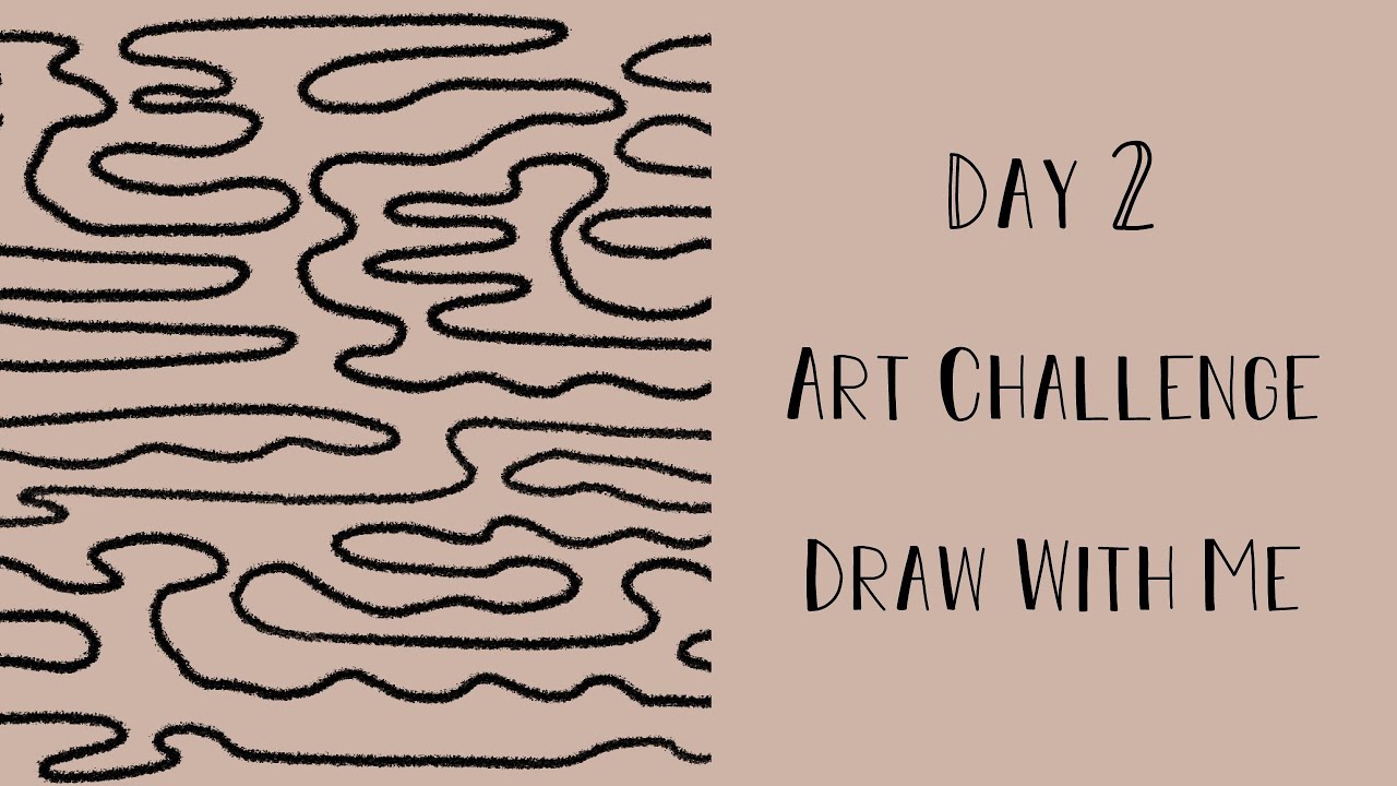 2# Daily art challenge | One line doodle with me - YouTube
