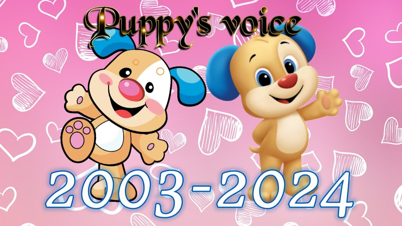 The evolution of the Fisher-price Laugh & Learn Puppy's voice - YouTube