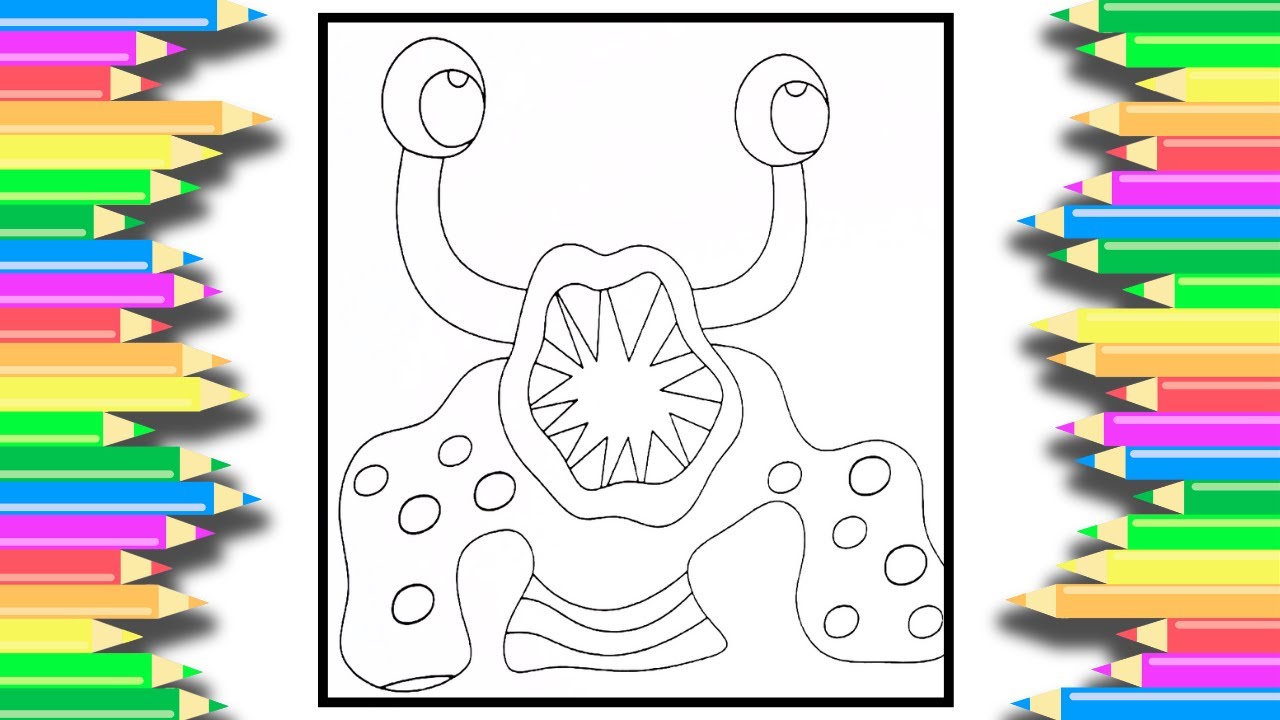 NIBBLER MOSTER from the GARTEN of BANBAN coloring fun | How to color ...