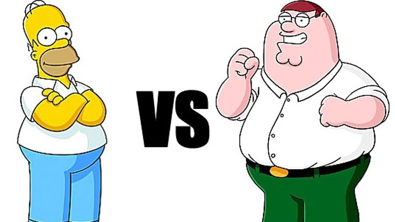 The Simpsons vs Family Guy - YouTube