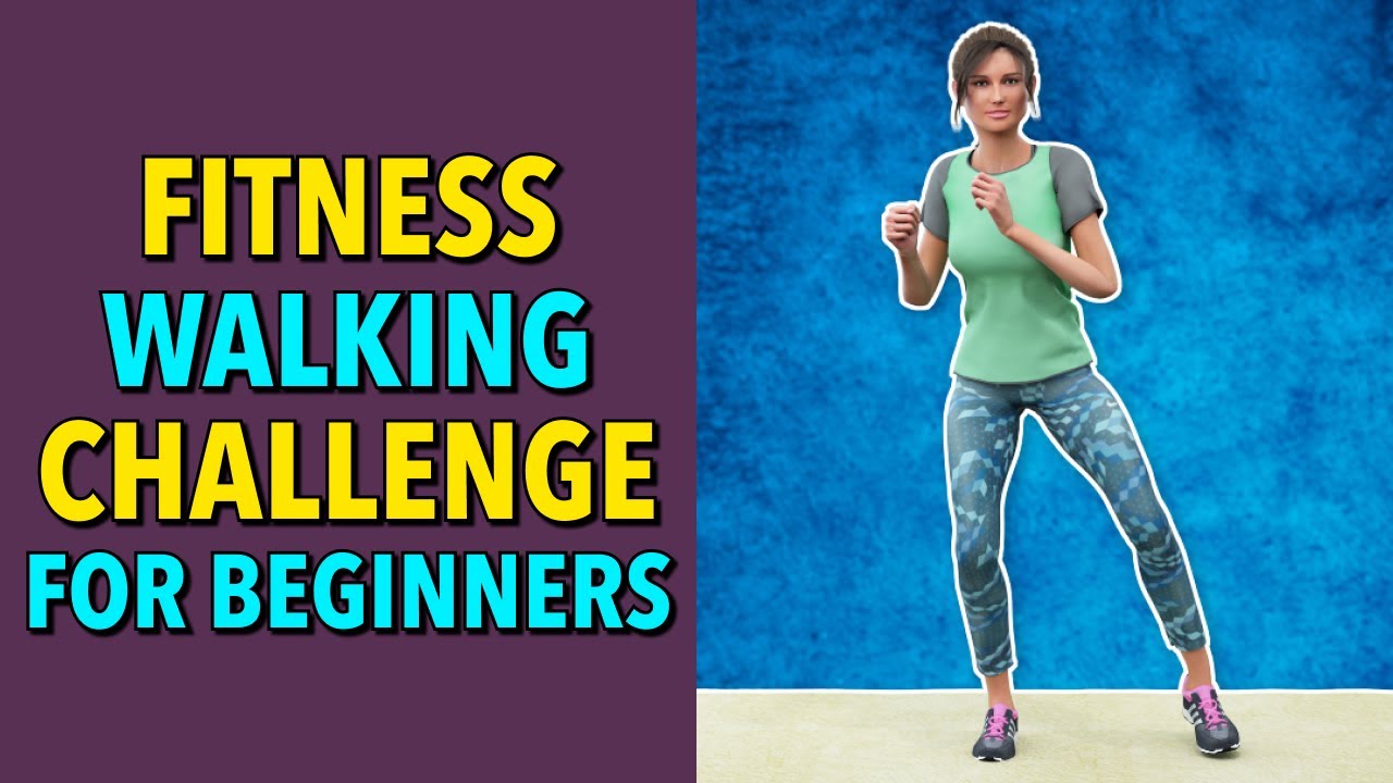 Step into Fitness Walking Challenge for Beginners (2000 Steps) - YouTube