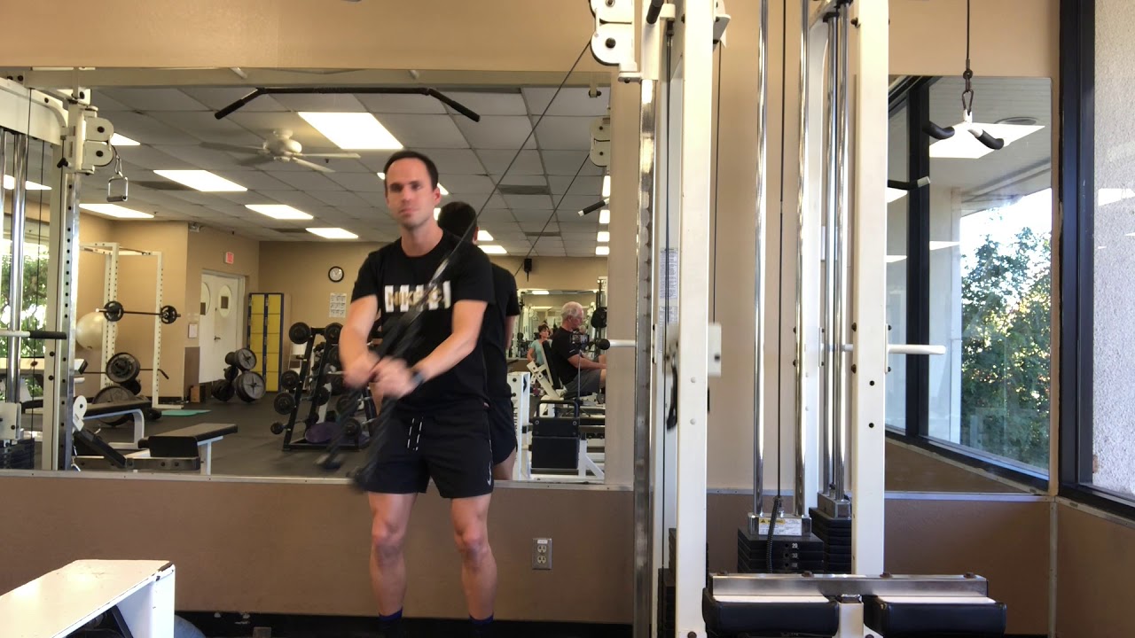 Diagonal Cable Chops - YouTube