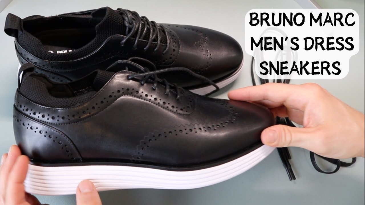 Bruno Marc | Men's MaxFlex Dress Sneakers | Unboxing & Review - YouTube