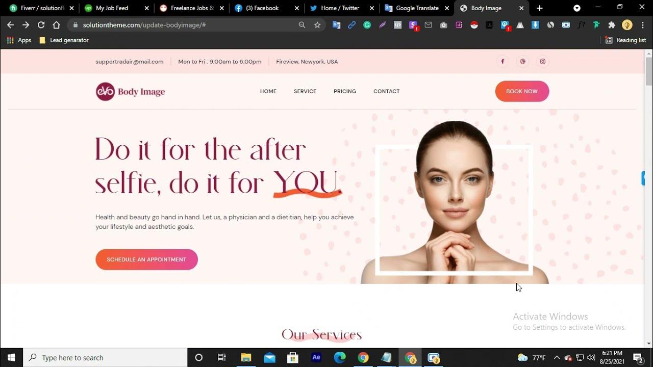 Responsive Beauty parlor Website |Beauty Parlour Project |Using Html ...