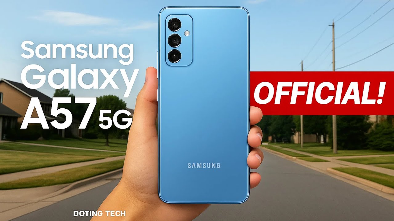 Samsung Galaxy A57 5G - its OFFICIAL! - YouTube