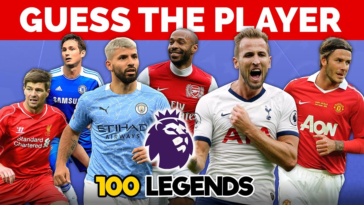 Guess The 100 Football Legends | Football Quiz - YouTube