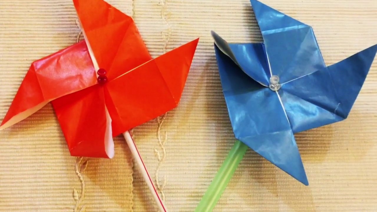 Origami Windmill | Super Easy | Paper Origami - YouTube