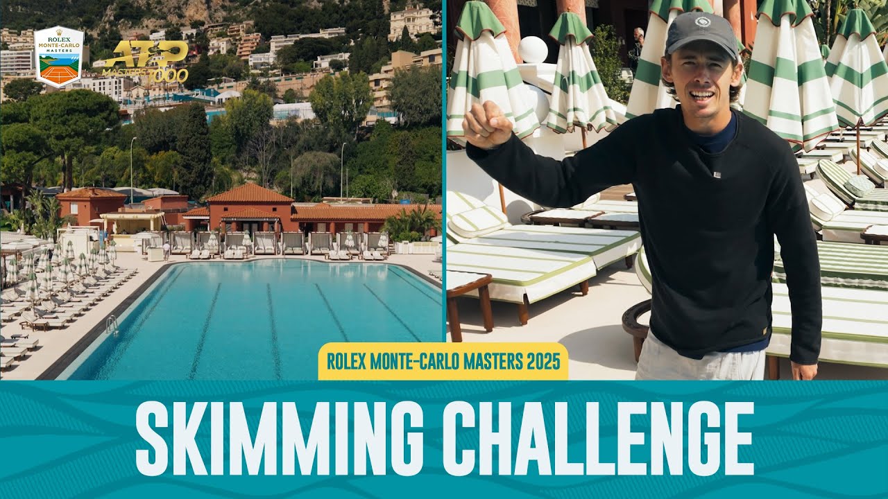 Big Pool, Cool View: Players Take on the Skimming Challenge in Monte ...