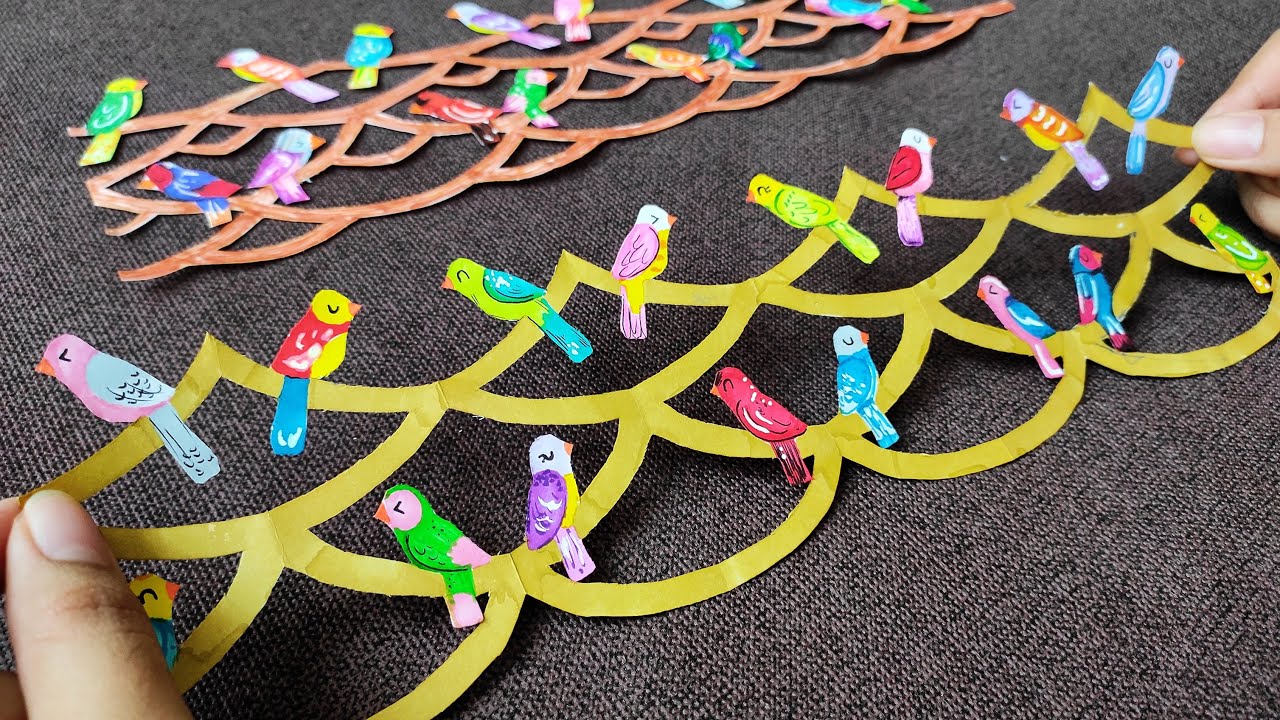 Most Beautiful Bird Border Design for Bulletin Board - DIY Birds Paper ...