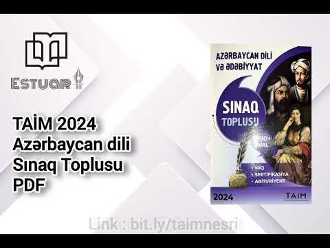 TAİM 2024 Azərbaycan dili Sınaq Toplusu PDF!