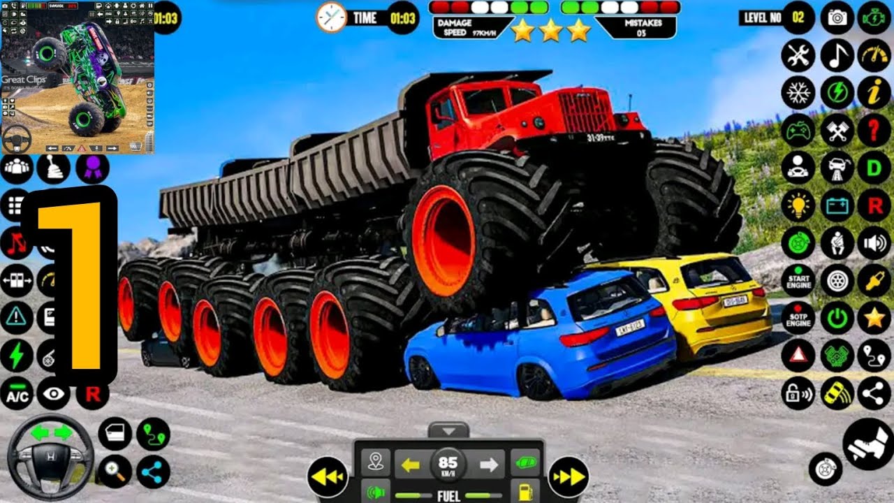 Monster Demolition Truck Game - Monster Truck Simulator - Monster Truck ...
