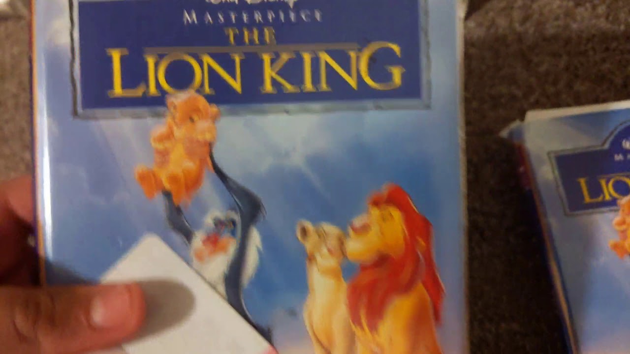 My Walt Disney Vhs Collection Part 2 - YouTube