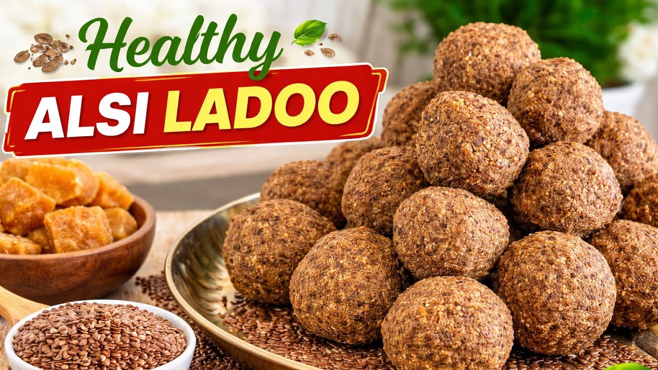 Alsi Ladoo | Flaxseed Ladoo at Home| Winter Special Alsi Ladoo| Super ...