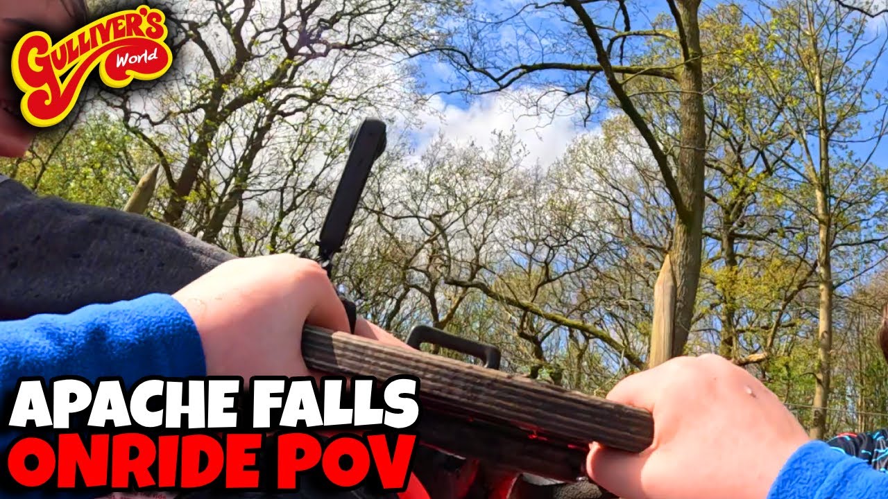 Apache Falls ONRIDE POV | Gullivers World Warrington - YouTube